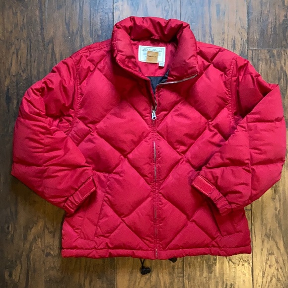 Eddie Bauer | Jackets & Coats | Eddie Bauer Red Puffer Jacket | Poshmark